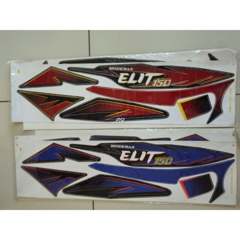 Modenas ELIT 150 (2) สติกเกอร์ตัวถัง / การโจมตี / ลายทาง | Shopee Thailand