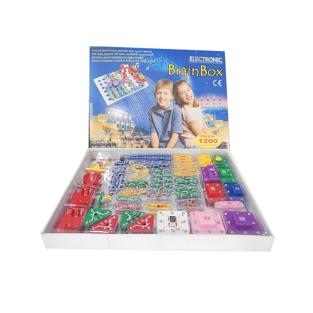 ชุดประกอบวงจรไฟฟ้า 1288 กิจกรรม (Electronic Brainbox 1288 Activities) | Shopee Thailand