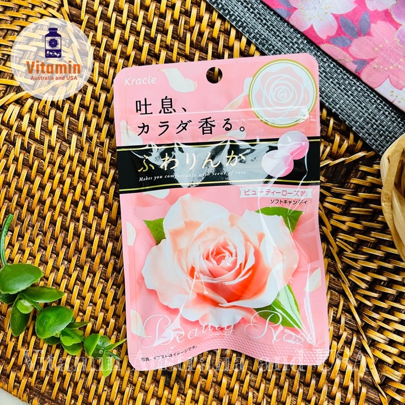 Kracie Kanebo Fragance Candy ลูกอมตัวหอมกลิ่นกุหลาบ จาก ประเทศญี่ปุ่น | Shopee Thailand