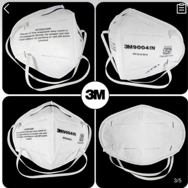 ☃Mask 3M 9004IN FFP1 บรรจุ 1 ชิ้น/แพ็ค มีสินค้าพร้ | Shopee Thailand