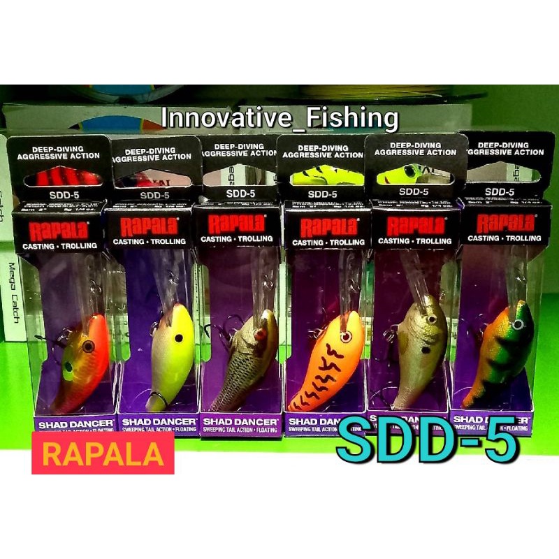 เหยื่อปลอมตกปลา Rapala Shad Dancer (SDD-5) | Shopee Thailand