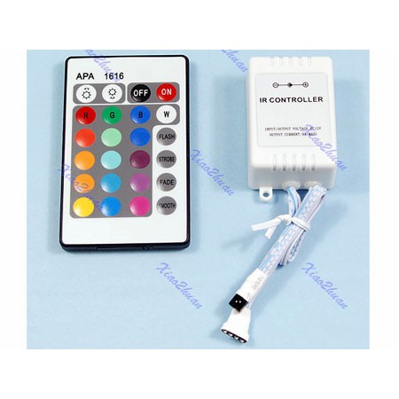 Remote + Control Box for 5050 RGB SMD LED Light Strip | Shopee Thailand