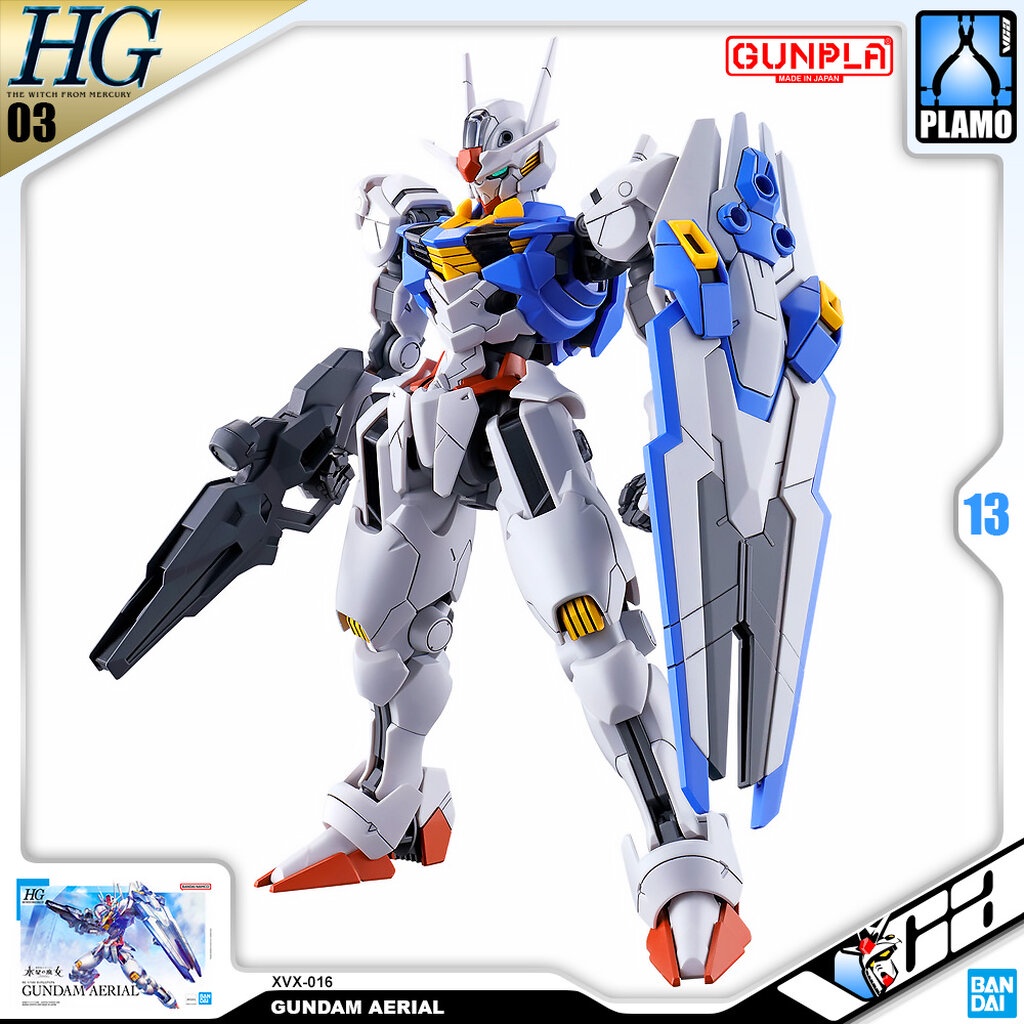 VCA 💥 BANDAI GUNPLA HIGH GRADE WITCH FROM MERCURY HG GUNDAM AERIAL ประกอบ หุ่นยนต์ โมเดล กันดั้ม ...