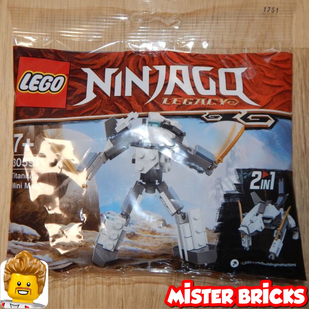 LEGO® 30591 Ninjago Legacy Titanium Mini Mech | Shopee Thailand