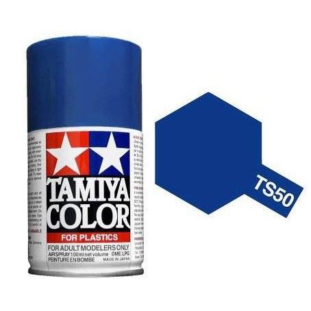 TAMIYA 85050 TS-50 MICA BLUE (GLOSS) สีสเปรย์ทามิย่า พ่นโมเดล | Shopee ...