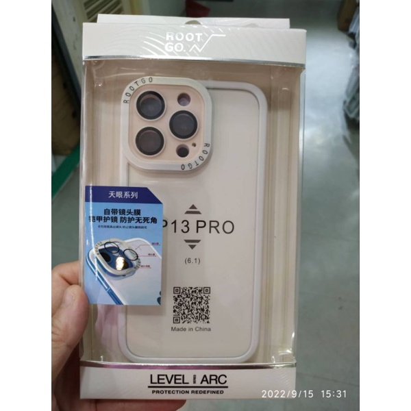 Root Go เคสคลุมเลนส์กล้อง หลังใส ขอบสี iPhone 14 /14Plus/14Pro/14/ i13 ...