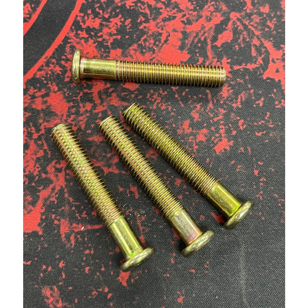 สกรูหัวแบน เกลียวมิล / Joint Connector Screw ขนาด M8 ความยาว 50 มิล หัว ...