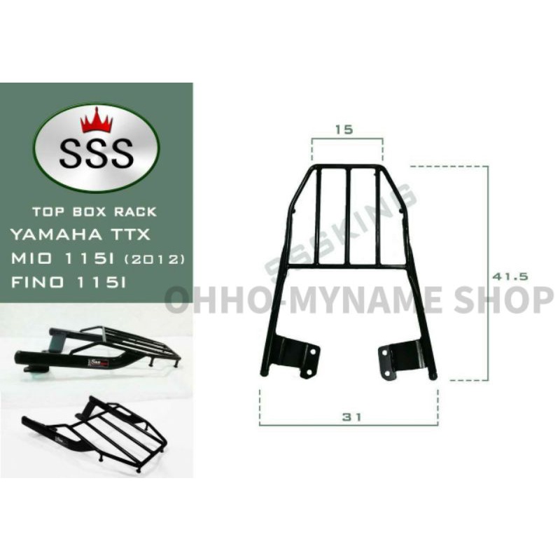 แร็คท้าย /ตะแกรงท้าย รุ่น TTX MIO FIND (ที่ร้านมีทุกรุ่น) อย่าลืมกดส่ง ...