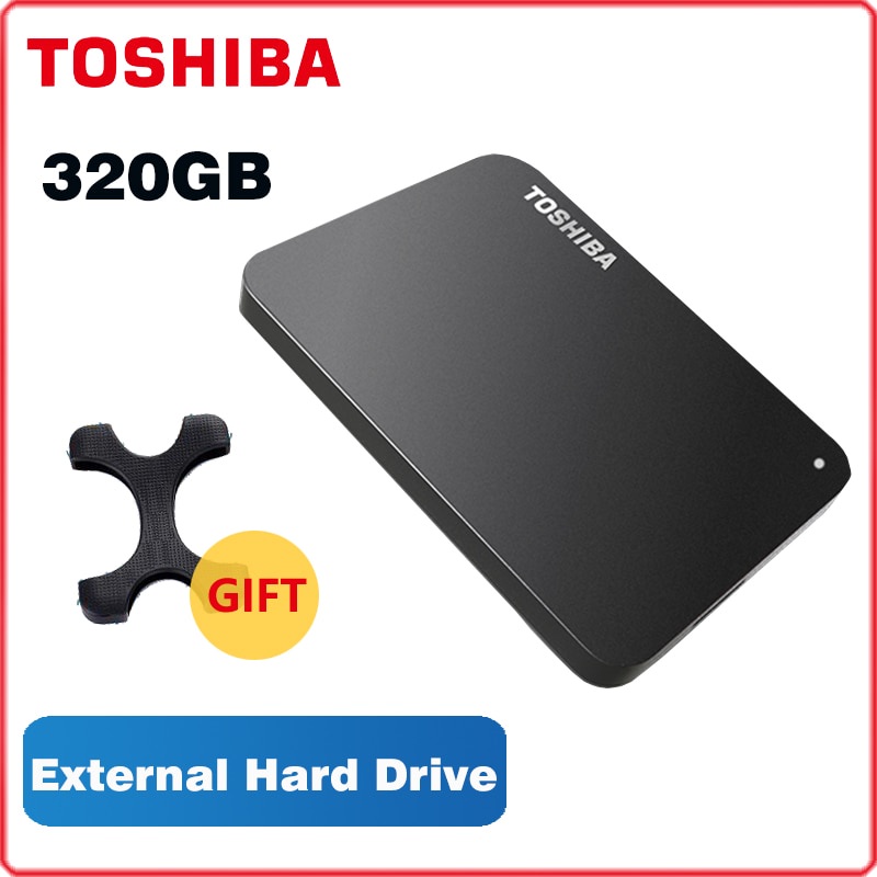 TOSHIBA 500GB External Hard Drive Disk HDD Portable Storage Device ...