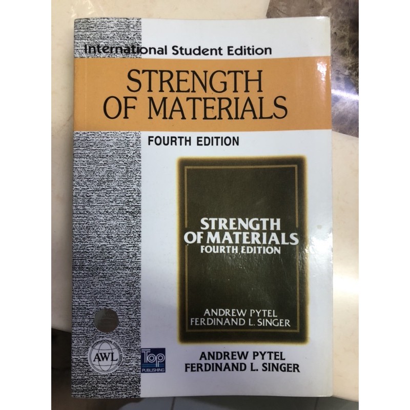 [มือสองใช้ครั้งเดียว] หนังสือ Strength of Materials Fourth Edition by ...
