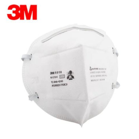 -ของแท้-หน้ากากป้องกันฝุ่น 3M 9010 N95 Particulate Respirator หน้ากากป้องกันฝุ่นละอองมาตรฐาน(1 ...