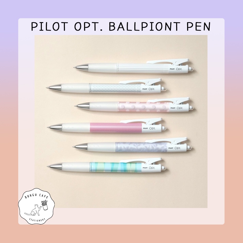 ปากกาลูกลื่น PILOT Opt. Ballpoint Pen 0.7 mm แบบกด | Shopee Thailand