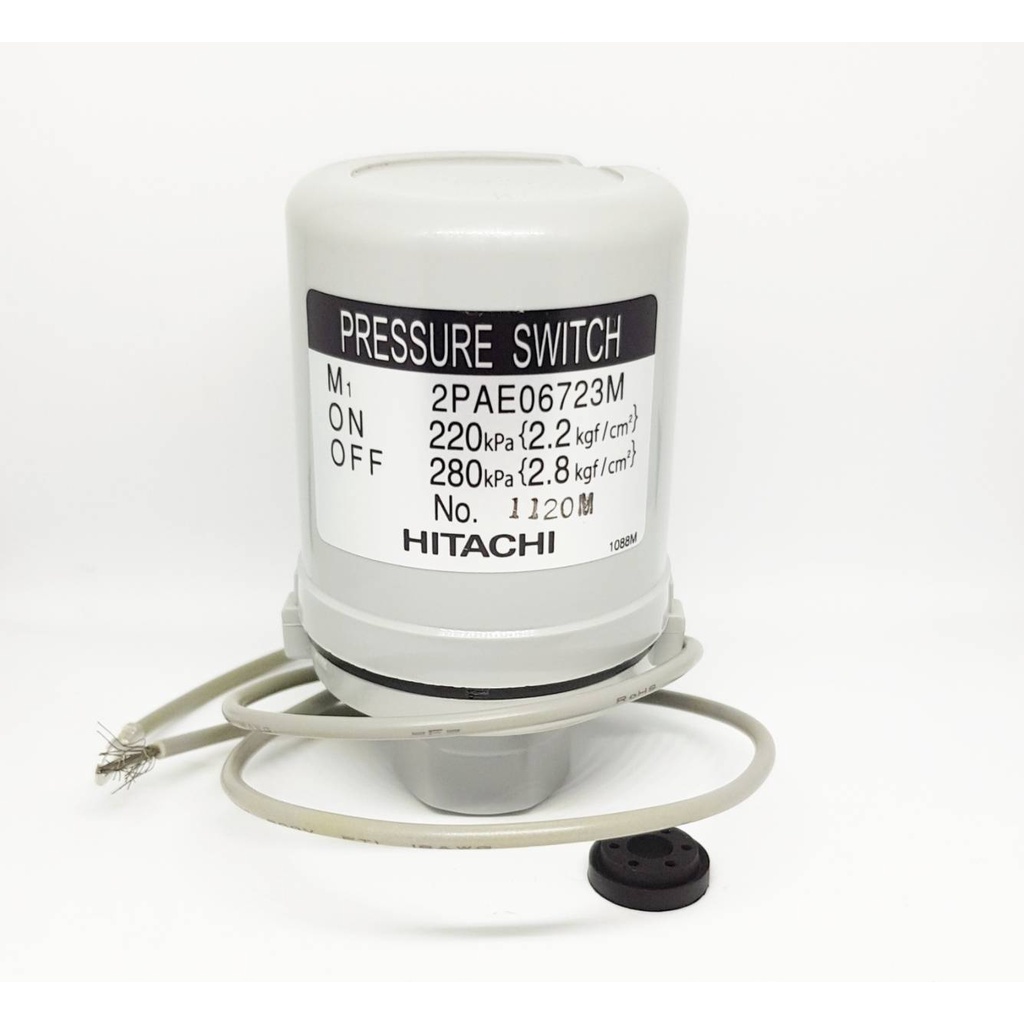 สวิทช์ควบคุมแรงดันอัตโนมัติ Pressure Switch Hitachi ขนาด ON - 2.2 OFF ...