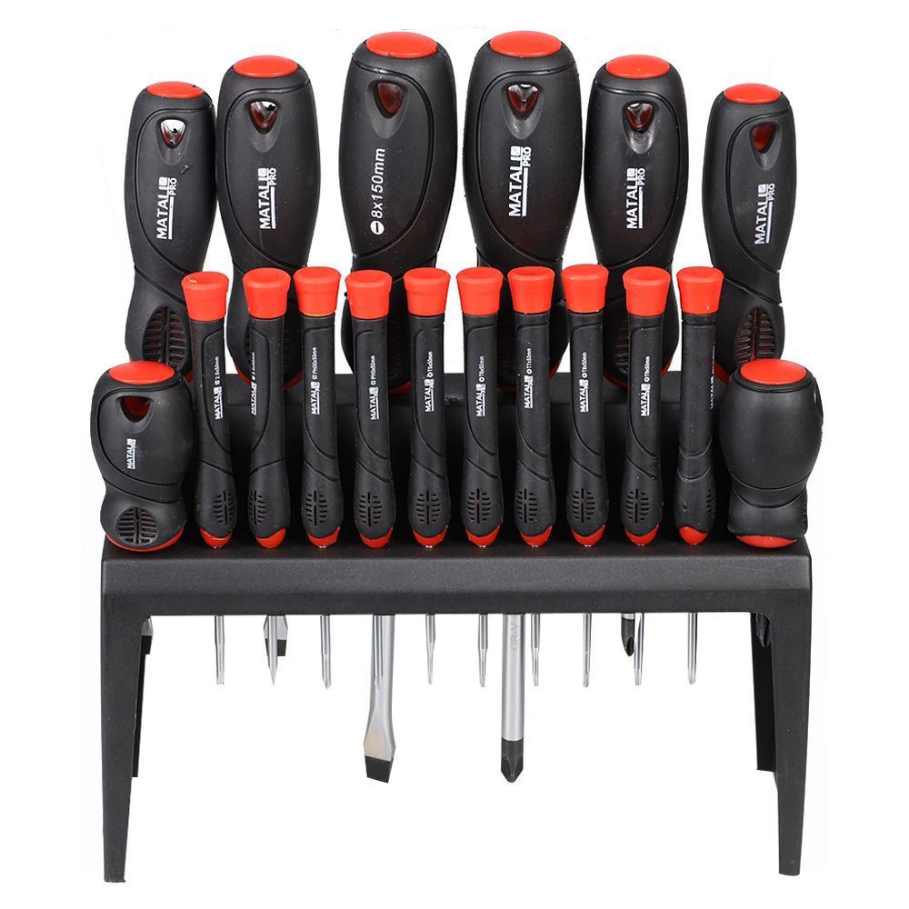 ไขควงชุด Hand tools PRO 18 ชิ้น/ชุด SCREWDRIVER PRO 18EA/SET | Shopee ...