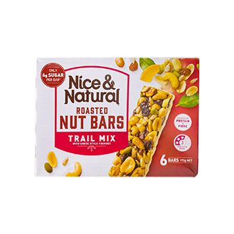 Nice & Natural Roasted Nut Bar Trail Mix 180g เทรล มิกซ์ 180 กรัม แท่ง ...