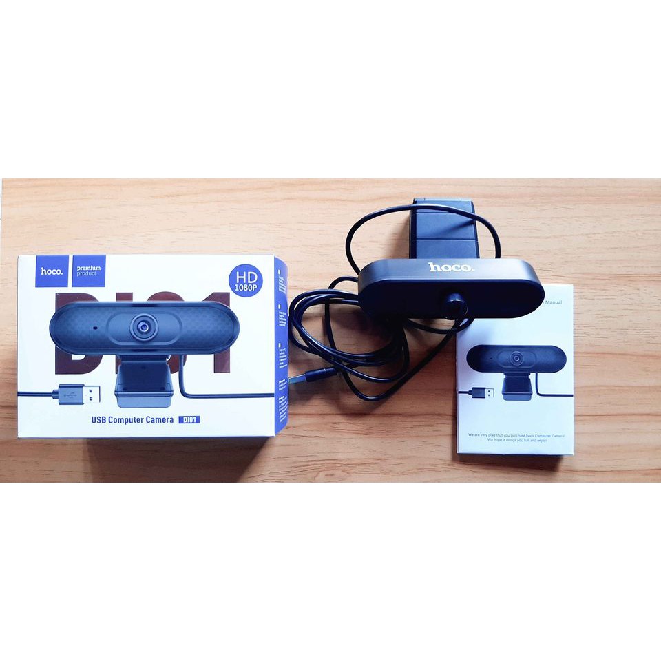 กล้องเว็บแคม Hoco webcam HD 1080P USB computer camera สภาพสมบูรณ์ 99% ...