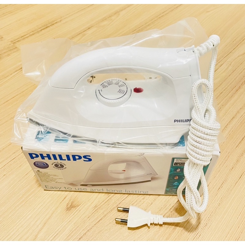 PHILIPS เตารีดแห้ง (1,000W) รุ่น HI108 | Shopee Thailand
