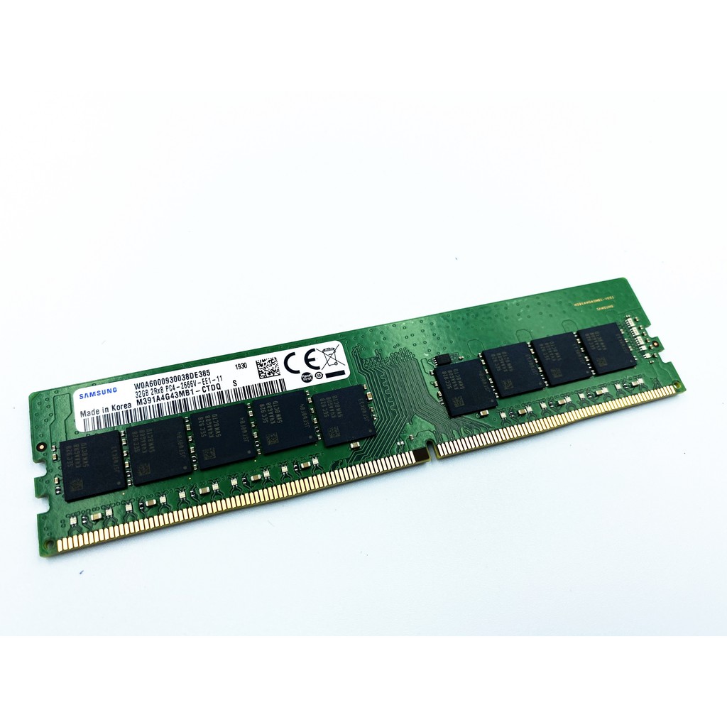 แรมเซิฟเวอร์ 32GB 2Rx8 DDR4-2666Mhz UDIMM ECC RAM Server SAMSUNG ...