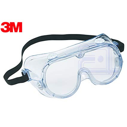 3M แว่นครอบตานิรภัย 334 AF เลนส์ใสเคลือบสารป้องกันการเกิดฝ้า รุ่น 40661 ...