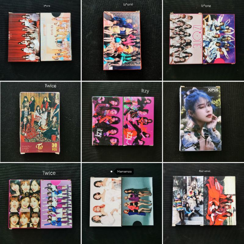 lomo itzy twice IU iz*one Red velvet mamamoo kpop Girlgrop | Shopee Thailand