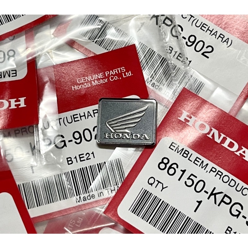 ‼️เเท้ เบิก ศูนย์ ‼️โลโก้ปีกนกตัวนูน โลโก้ HONDA 86150-KPG-902 | Shopee ...
