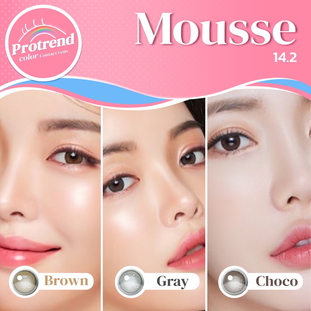protrendcolor : คอนแทคเลนส์ รุ่น Mousse | Shopee Thailand