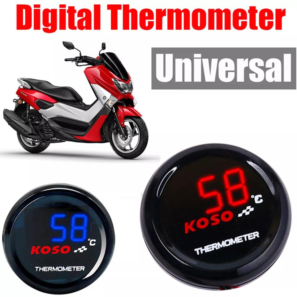 Motorcycle KOSO Digital Thermometer Temperature Gauge Water Temp Meter ...