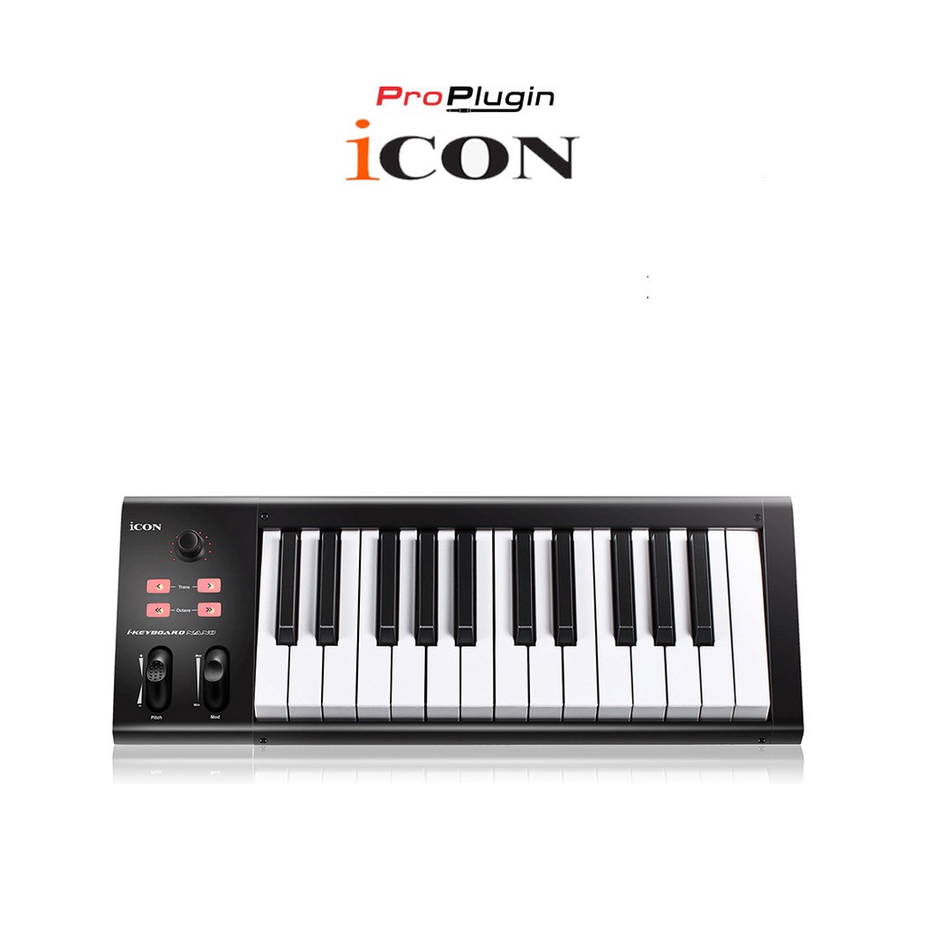 ⊕iCON iKeyboard 3Nano มิดี้คอนโทรลเลอร์ 25 Key MIDI Keyboard Controller รองรับ Mac , Windows ...