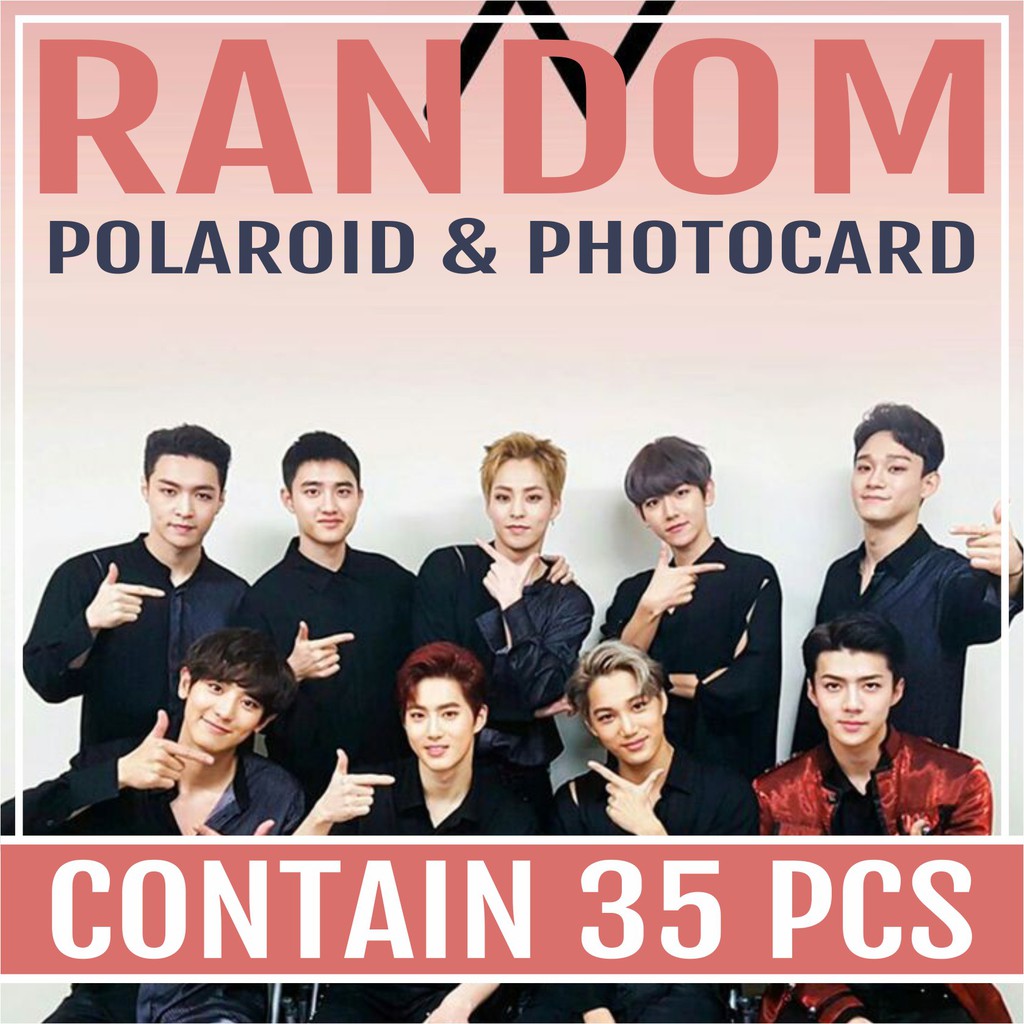 แพ็คเกจราคาประหยัดสําหรับ Exo Polaroid Lomo Card Photocard Kpop สุ่มภาพ ...