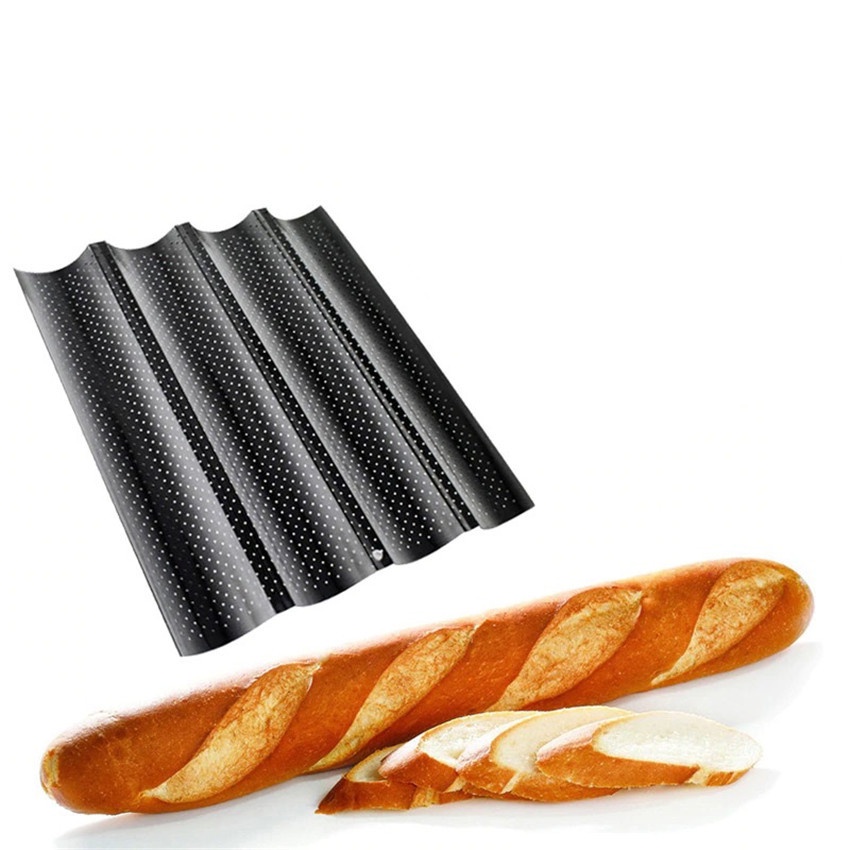 NexTool French Bread Baking Mold แม่พิมพ์อบขนมปังฝรั่งเศส ถาดอบขนมปัง ...