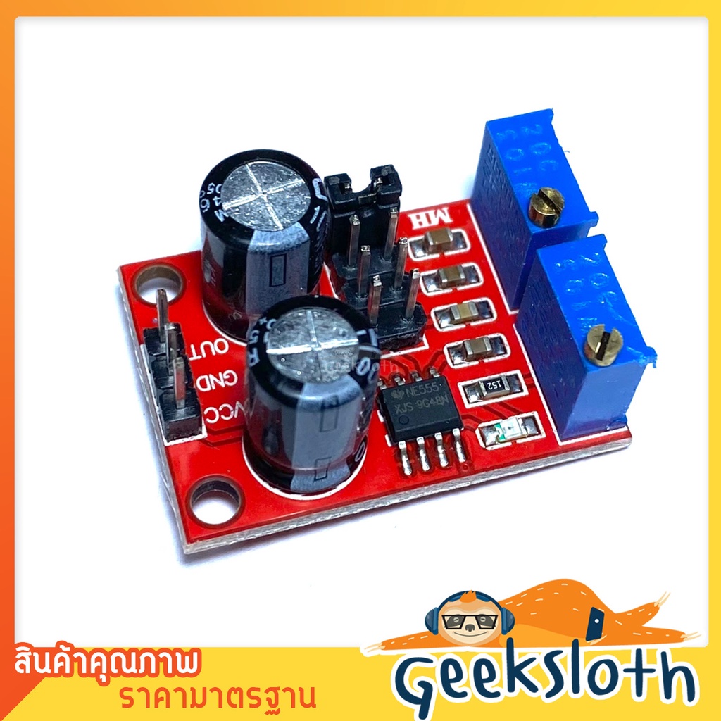 NE555 Pulse Frequency Duty Cycle Adjustable Module Square Wave Signal ...