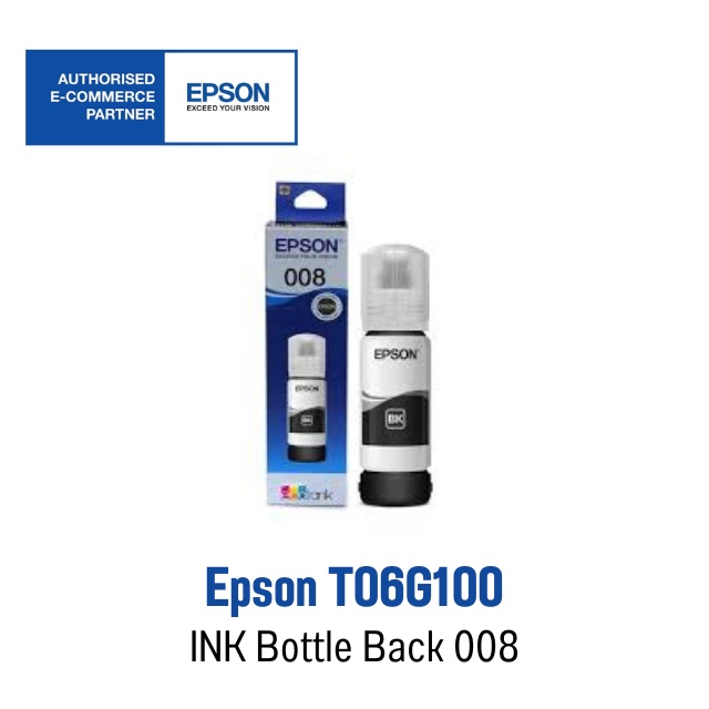 Epson 008 BK 🌟 Original Ink Bottle 🌟 หมึกอิงค์เจ็ทแท้ ⬛ | Shopee Thailand