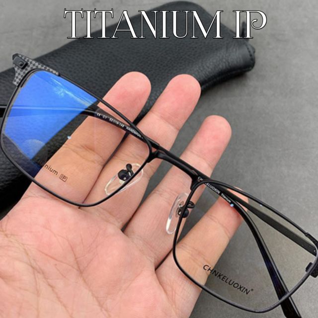 กรอบแว่นตาไทเทเนียม สำหรับผู้ชาย แว่นตาTitanium IP สำหรับตัด แว่นสายตา ...