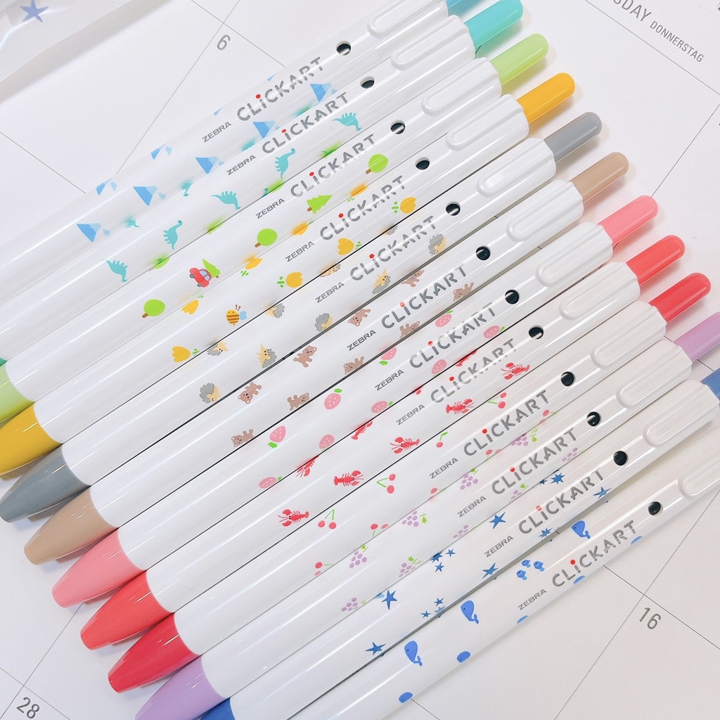 Zebra Clickart limited รุ่น yurukawa gokigen/Hokkori แบบแท่ง | Shopee ...