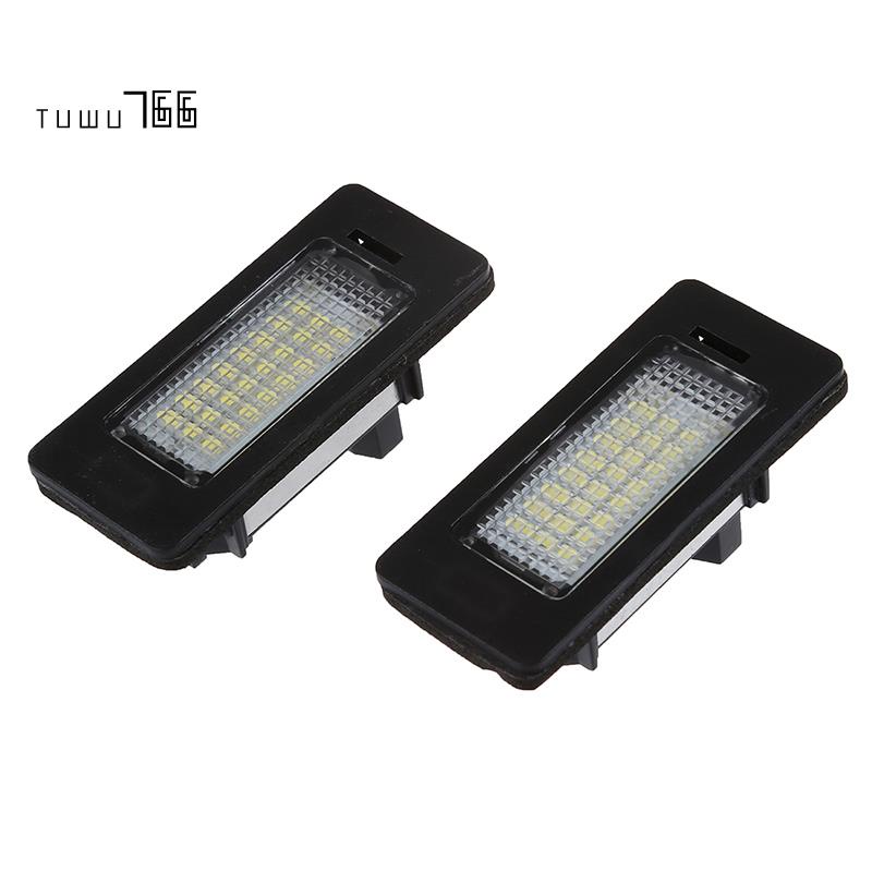 หลอดไฟติดป้ายทะเบียนรถยนต์ LED 24 3528 สําหรับ BMW E39 E60 E61 E90 5 ...