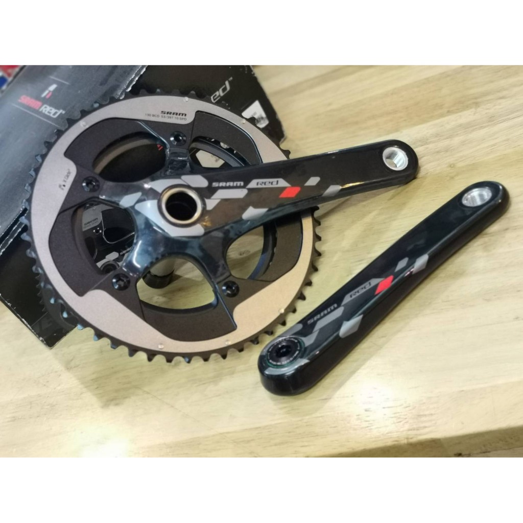 ชุดขาจาน SRAM Red 10สปีด ขาคาร์บอน ยาว170 53/39T bcd130 แกนGXP | Shopee ...