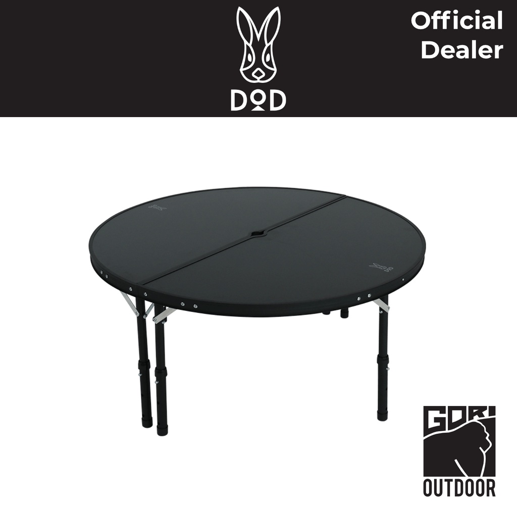 DoD One Pole Tent Table Black โต๊ะกลมล้อมเสาเต็นท์ One Pole | Shopee ...
