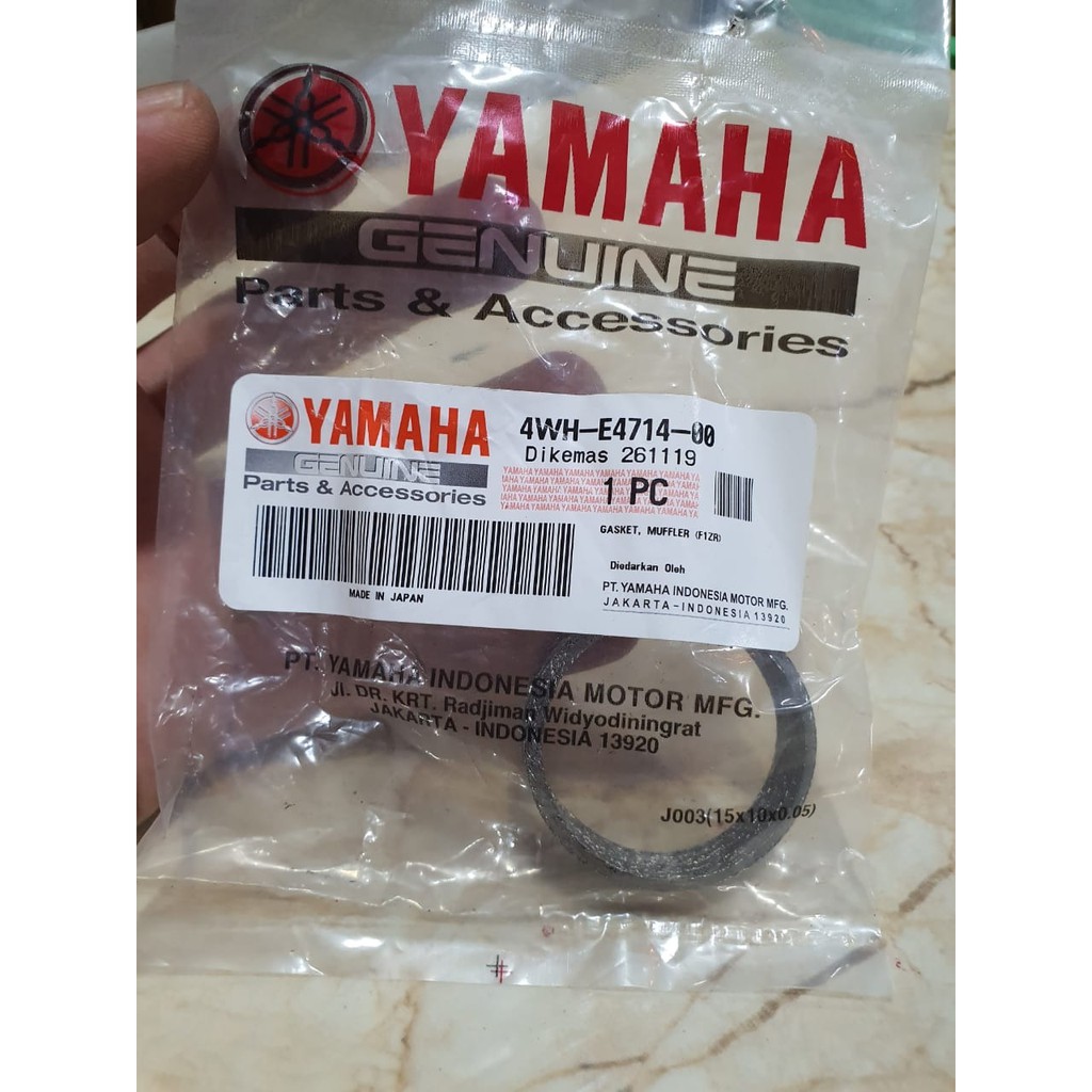ปะเก็นท่อไอเสียกลาง 4WH-E4714-00 Nlg F1ZR FORCE 1 ZR ORIGINAL YAMAHA ...