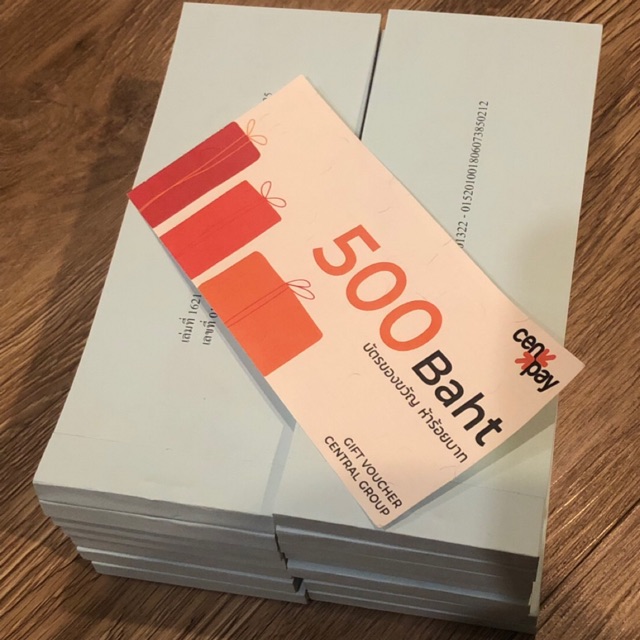 Voucher cen pay บัตรกำนัล ลดราคาจากหน้าบัตร 5% (บัตรกระดาษ) | Shopee ...
