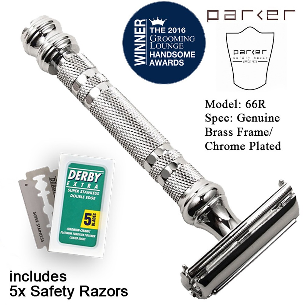 Parker 66R - Butterfly Open Double Edge Safety Razor - Super ...