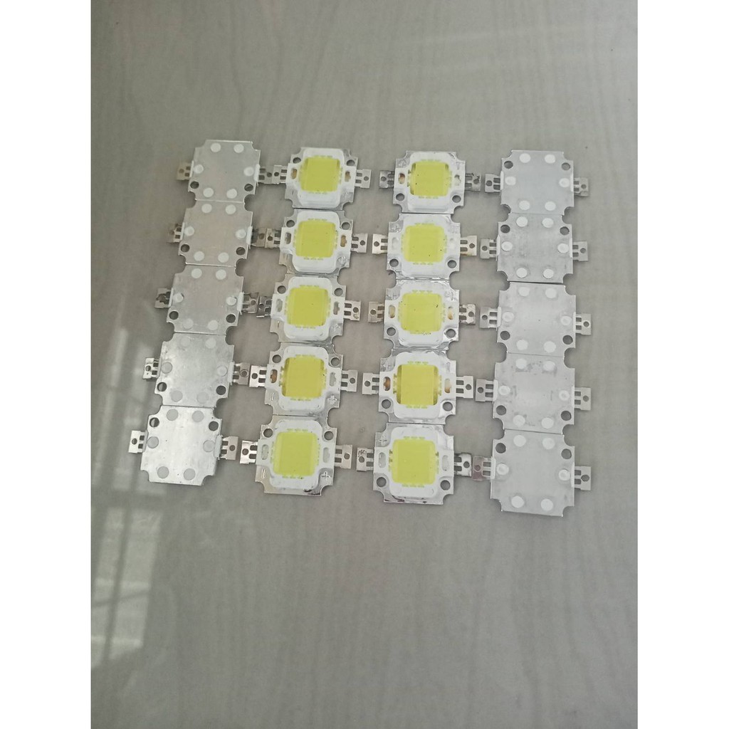 10W LED Pure White High Power 1100LM หลอดไฟ LED ชิป SMD หลอดไฟ DC 9-12V ...