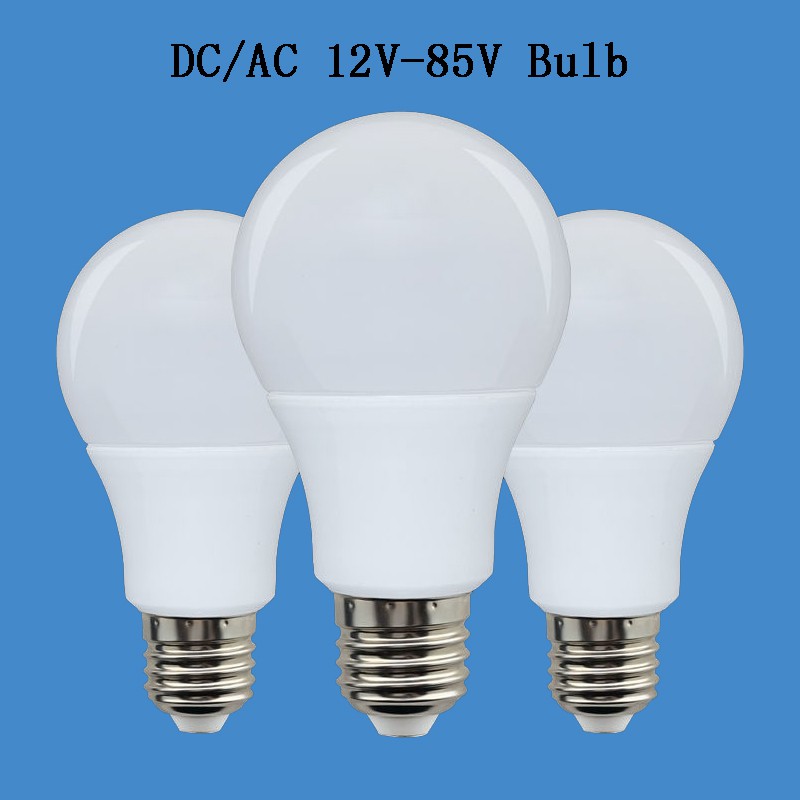 E27 DC/AC 12V - 85V Ball Shape หลอดไฟ LED 3W 5W 7W 9W 12W 15W สปอตไลท์ความสว่างสูง 12V 24V 36V ...