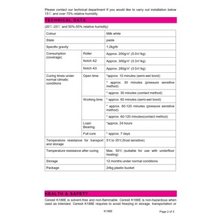 Ceresit Thomsit K188E 20 kg กาวพื้น วัสดุ กระเบื้องยาง, PVC, CV และ ...