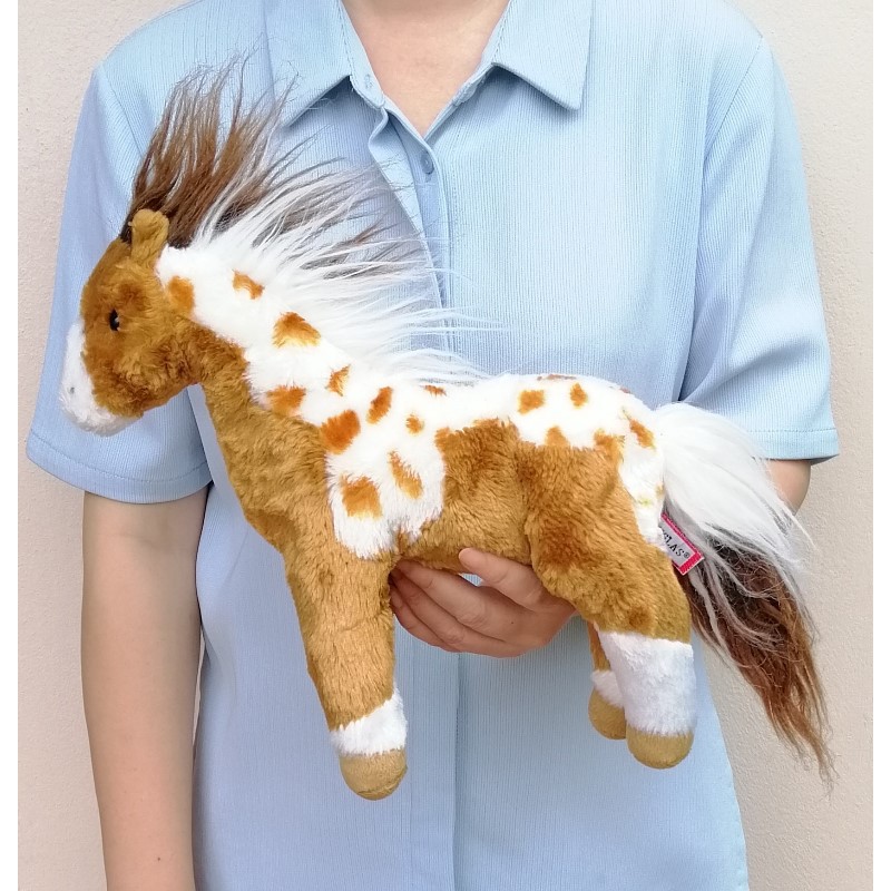 ตุ๊กตาม้า Douglas Cuddle Toys Horse Plush ขนาด H 10" x L 10" นิ้ว งาน ...
