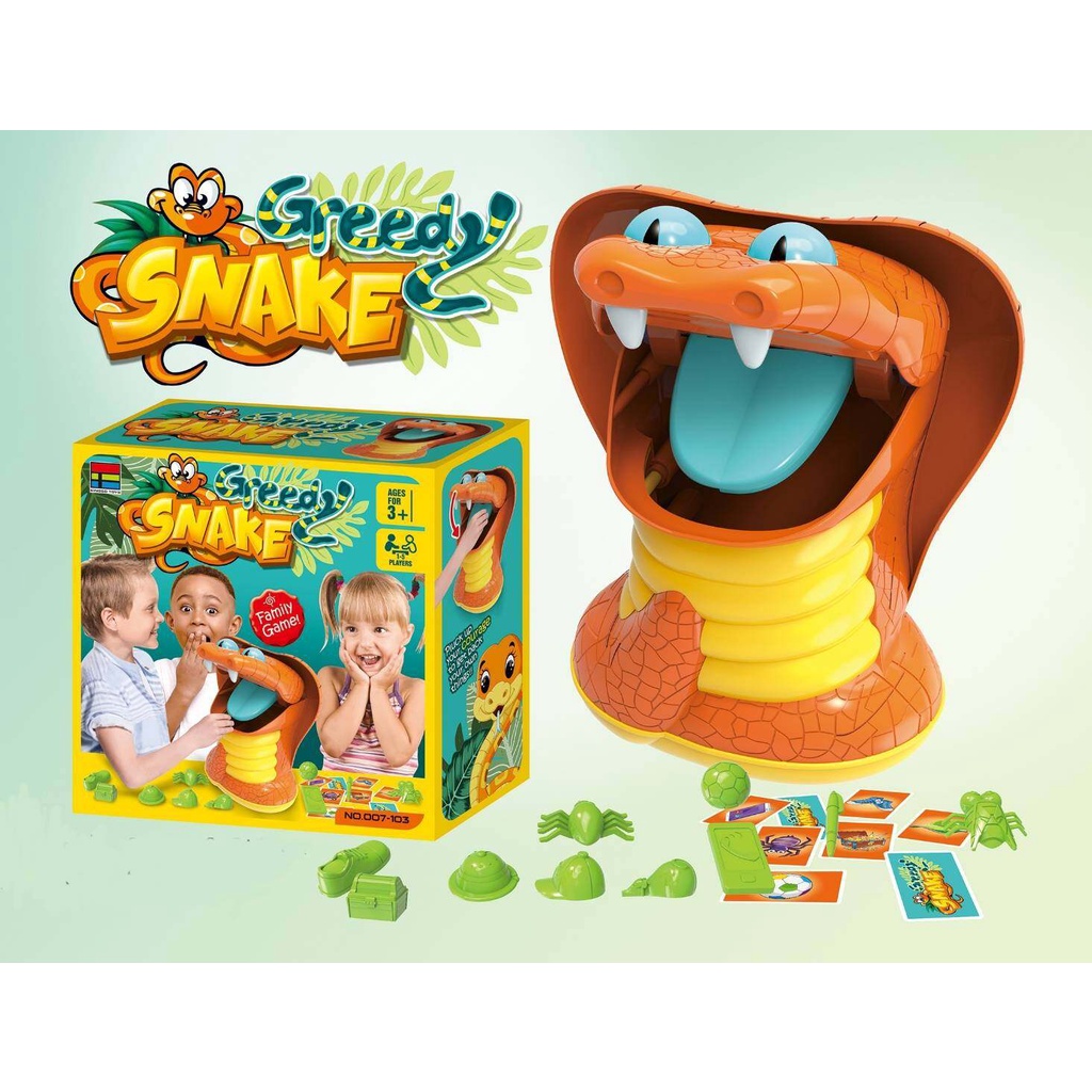 T.P. TOYS GREEDY SNAKE เกมส์ล้วงคองูเห่า เล่นได้ 1-5 คน ของเล่นสุดฮิตใน ...