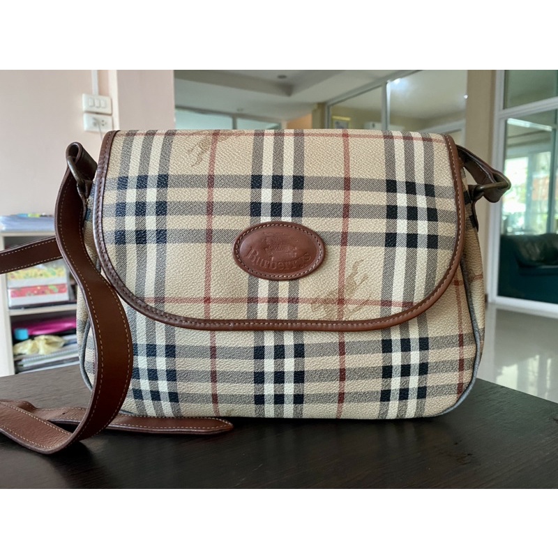 Burberry nova check crossbody vintage | Shopee Thailand