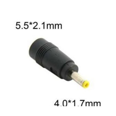 Teamtop 1PCs New 5.5x2.1mm Female Jack To 4.0x1.7mm Male Plug DC Power ...