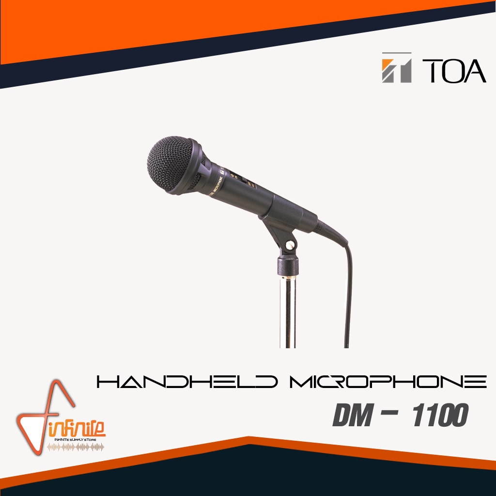 TOA DM-1100 ไมโครโฟน แบบสาย Unidirectional Microphone | Shopee Thailand