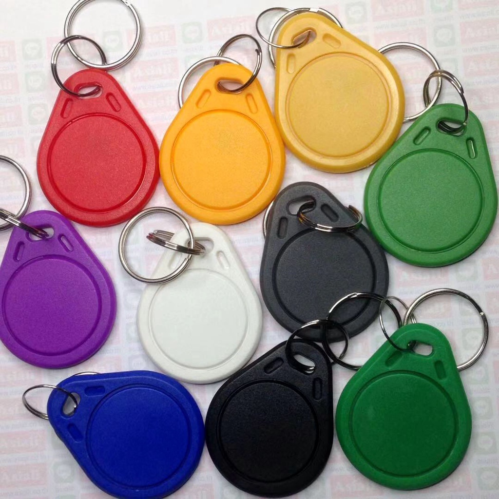 Ten Colors IC Mifare Rewritable Keychain UID Access Card 3# 13.56 mHz ...