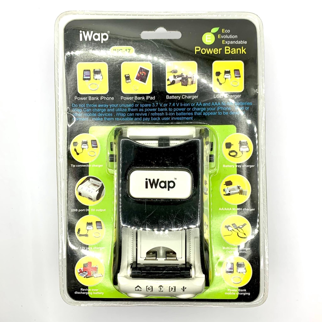 พร้อมส่ง iWap IUC-17 ที่ชาร์จแบตกล้อง 3.7V / 7.4V ชาร์จถ่านชาร์จ AA AAA ...